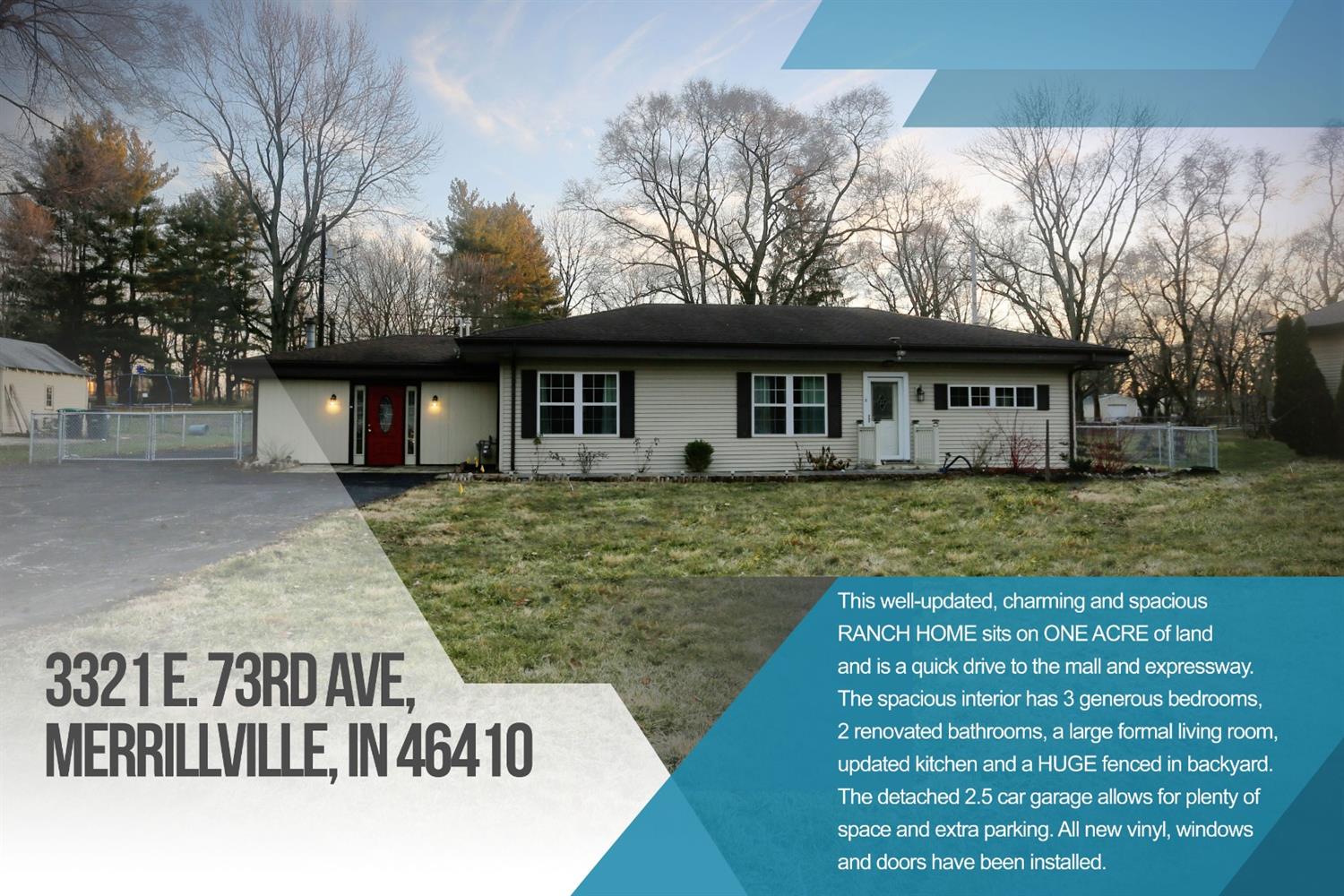 3321 E 73rd Avenue, Merrillville, IN 46410 | MLS# 447681 | @properties ...